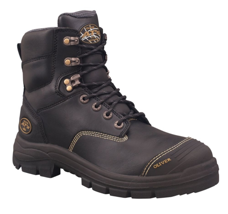Buy Oliver 55345Z 150mm Black Zip Sided Boot at Best Price - AJ Safety